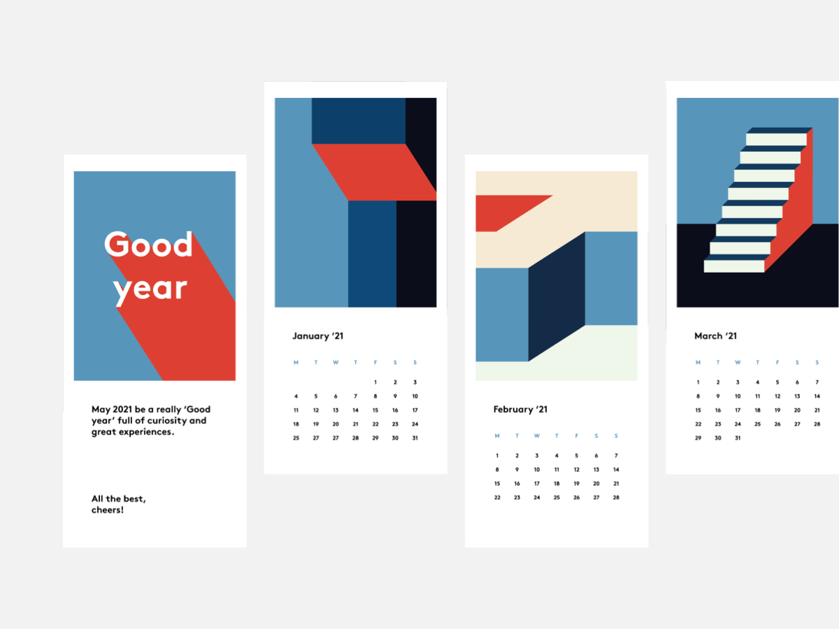 Good year - Calendar - Tomáš Hustoles - Portfolio